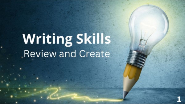 Writing Skills Review Main Slide