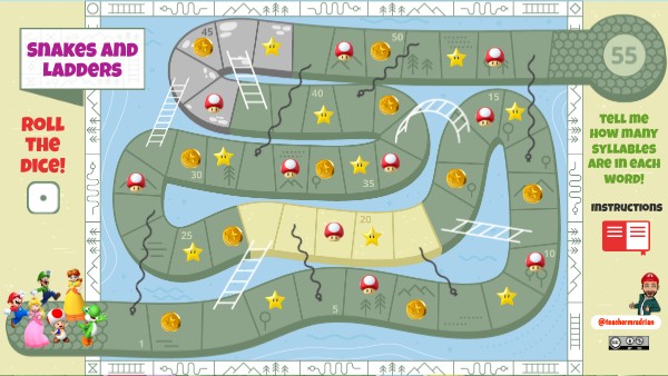 J initial - SNAKES AND LADDERS SUPER MARIO | Genially