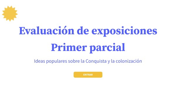 Evaluación de exposiciones | Genially