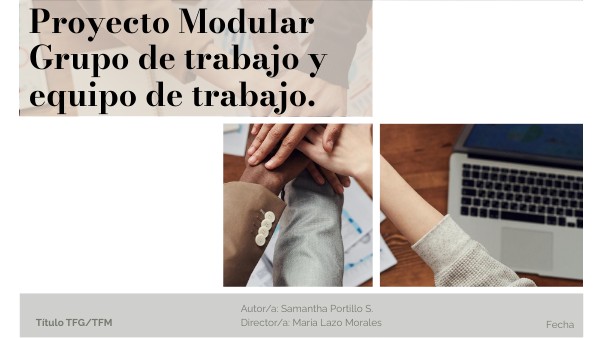 proyecto modular | Genially