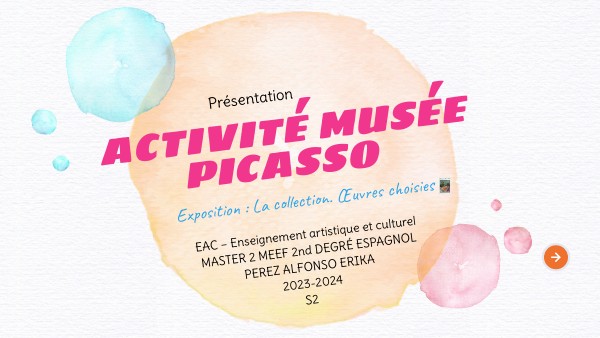 Sortie Musée Picasso | Genially
