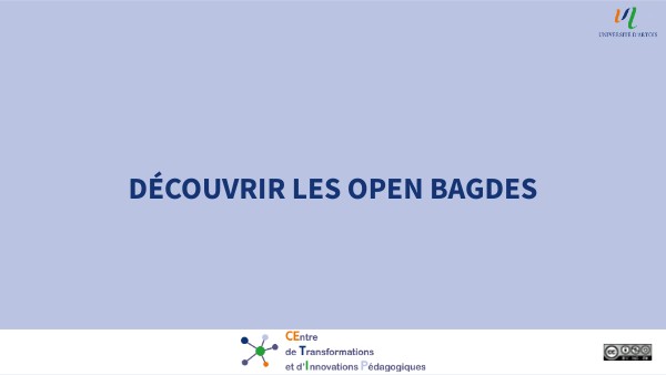 Les open badges | Genially