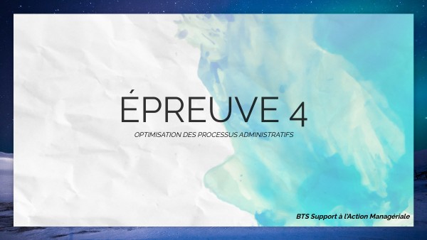 EPREUVE 4 | Genially