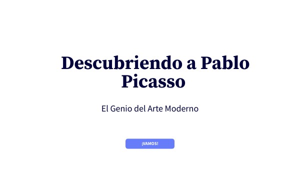descubriendo a picasso | Genially