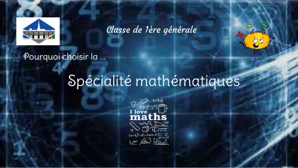 présentation spé maths | Genially