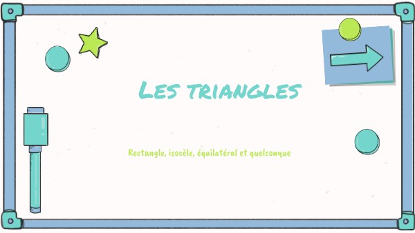Les triangles et les angles