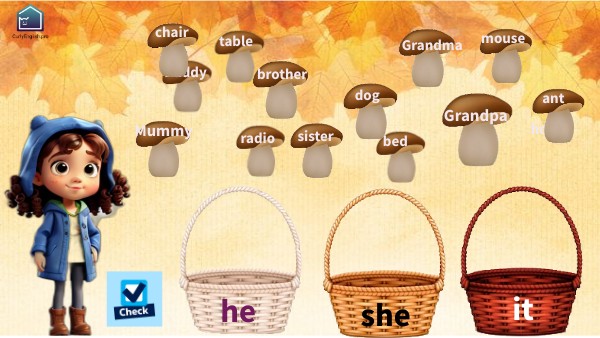 Sorting-He/She /It | Genially