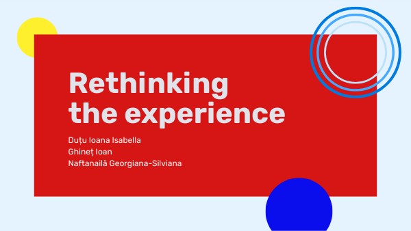 ROM Rethinking the experience | Genially