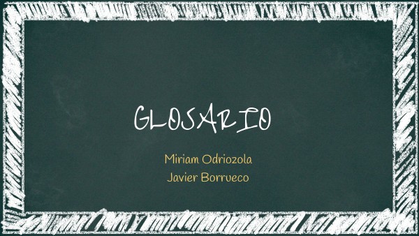 PRESENTACIÓN PIZARRA