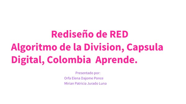 REDISEÑO DE RED | Genially