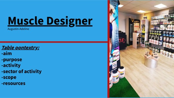 Muscle Designer | Genially