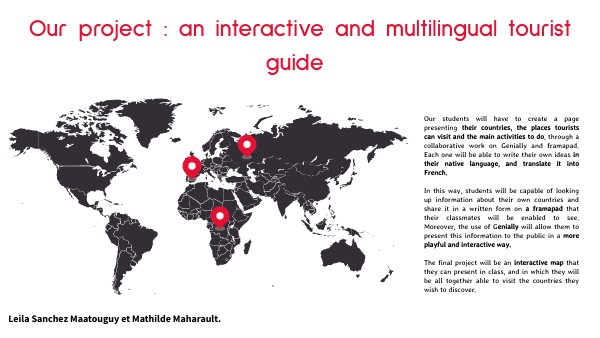 An interactive and multilingual tourist guide