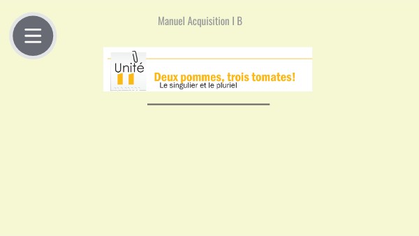 Acquisition I B Unité 11