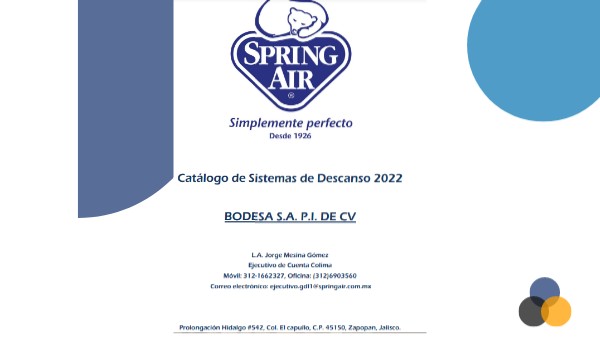 PRODUCTO SPRING AIR CADENAS | Genially