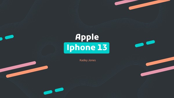 iPhone 13 presentation