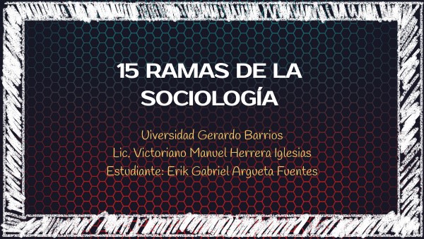 Ramas de la sociología