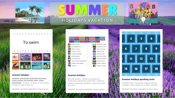 summer bucket list by @your.choice.morenglish | Genially