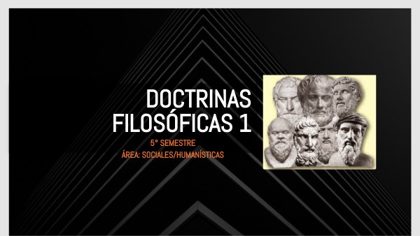 Doctrinas Filosóficas 1