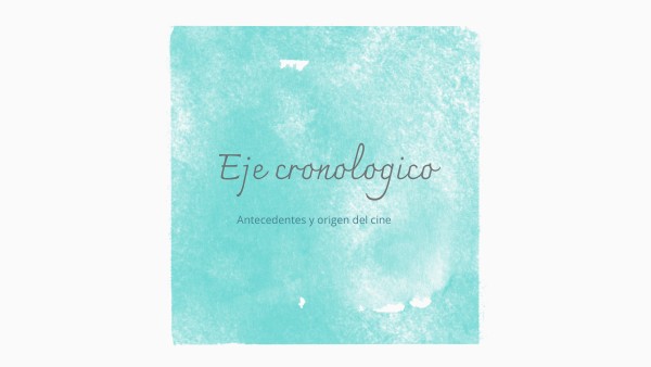 eje cronologico