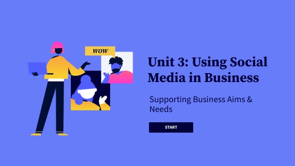 Supporting Business Aims & Needs | Genially