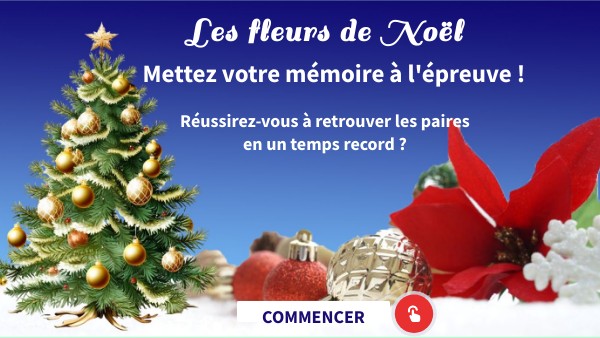 Les fleurs de Noël | Genially