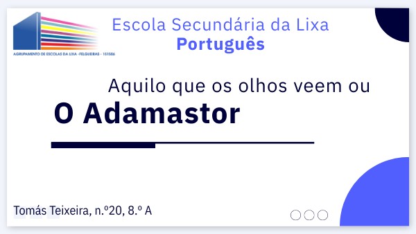 O Adamastor | Genially