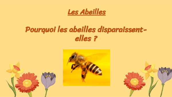 La disparition des Abeilles | Genially