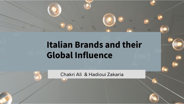 The Globalization by Italy | Genially