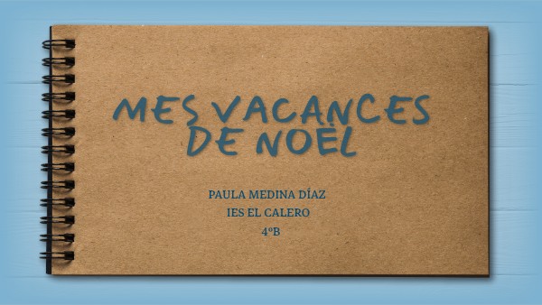 MES VACANCES | Genially