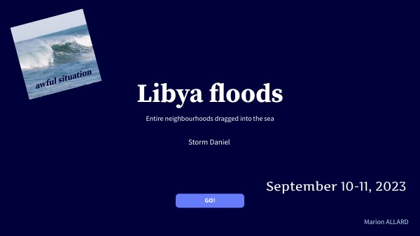 Libya floods