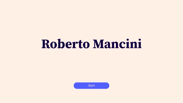 Roberto Mancini | Genially