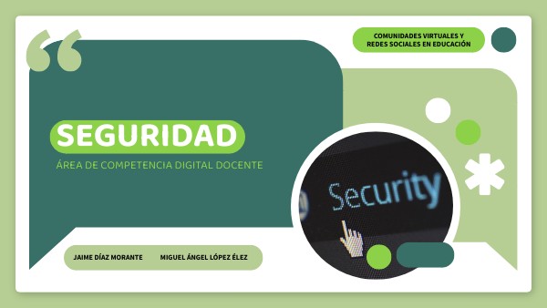 SEGURIDAD (area de competencia digital doc | Genially