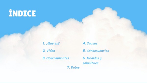Contaminación Atmosférica | Genially
