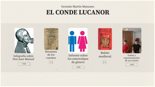 EL CONDE LUCANOR | Genially