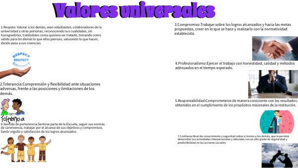 Valores Universales | Genially