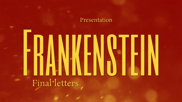 Frankenstein Presentation DS