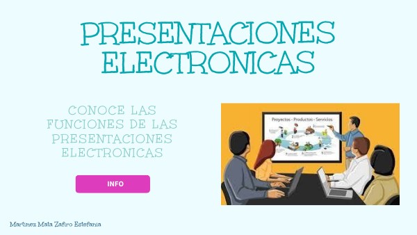 PRESENTACIONES ELECTRONICAS