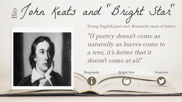 John Keats and Bright Star | Genially