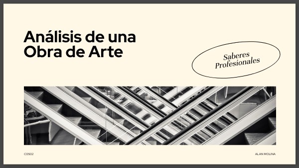 Anáilsis de una Obra de Arte | Genially