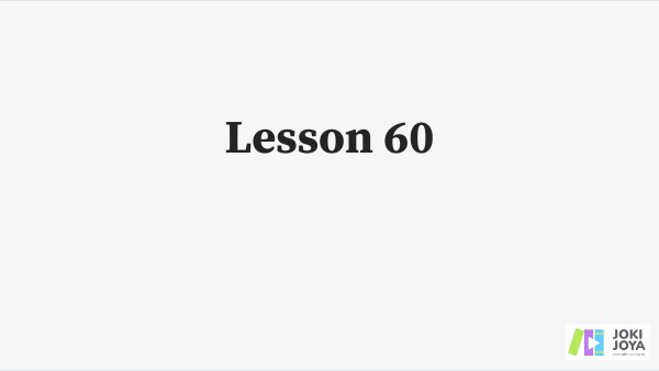 Lesson 26 Ali | Genially