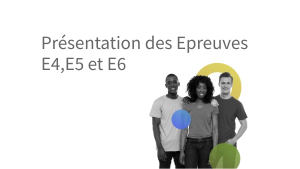 Présentation Epreuves 456