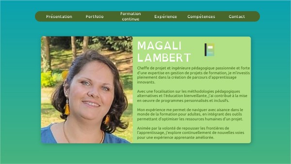 Portfolio Magali Lambert | Genially