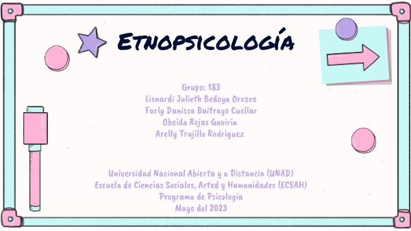 Etnopsicología - Trabajo final