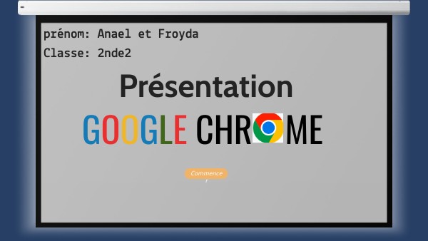 Diaporama navigateur Chrome