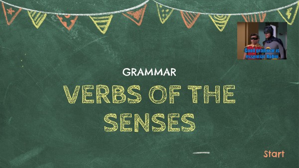 verbs of the senses | Genially