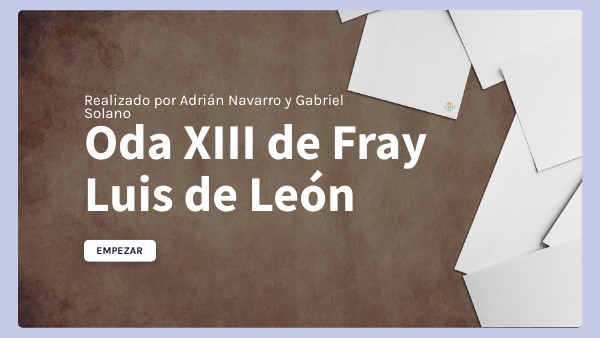 FRAY LUIS DE LEÓN | Genially