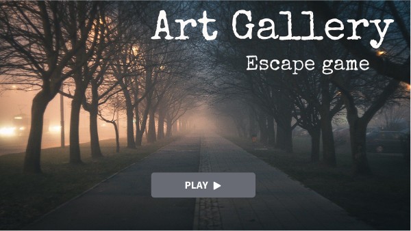 Art Gallery Escape game