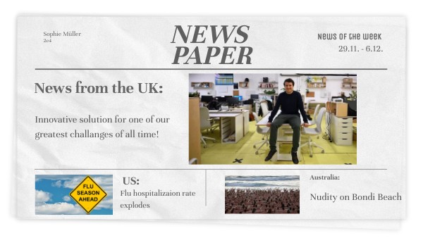 NEWSPAPER PRESENTATION | Genially