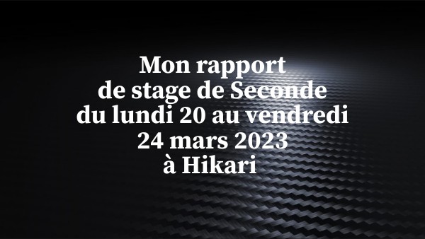 Copie - BASIC DARK PRESENTATION