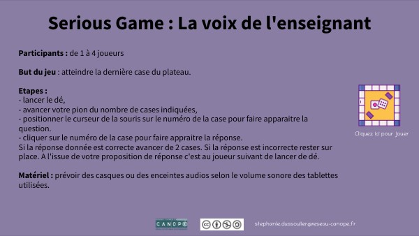 BOARD GAME | Genially
